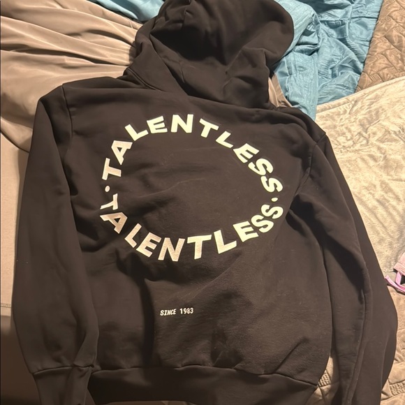 TALENTLESS | Sweaters | Talentless Black Hoodie | Poshmark